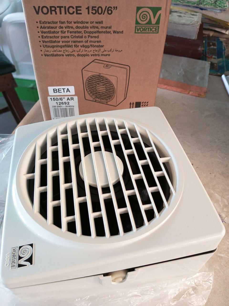 Vortice Wall Mounted Extractor Fan for Ventilation 6 inches - Frakem