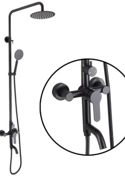 Aberlite Round Square Shower Set - Frakem