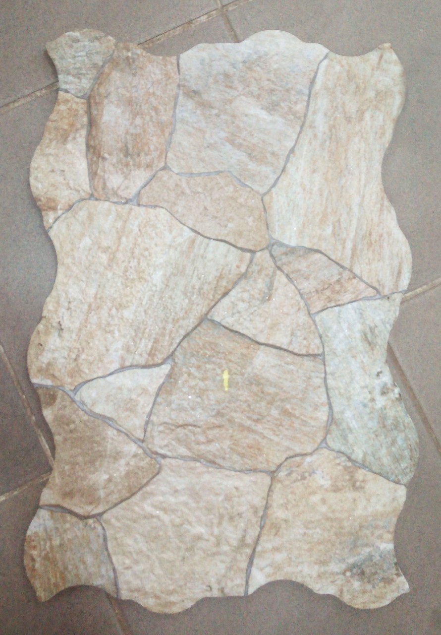 33cm x 50cm Key Crack Wall Tile (Beige) - Frakem
